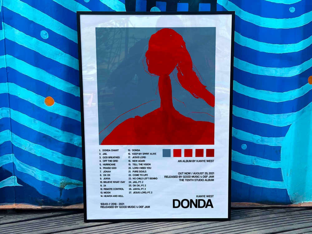 Kanye West Donda Album Cover Poster Lylyprint Kanye West Donda Album Cover Poster Lylyprint