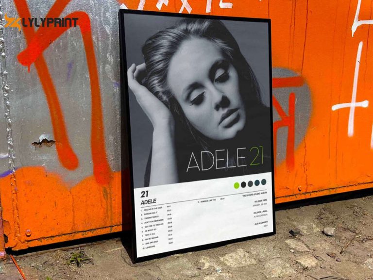 Adele "21" Album Cover Poster #6 - lylyprint.com