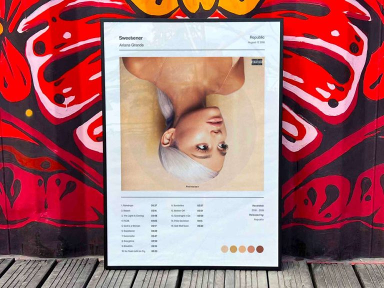Ariana Grande "Sweetener" Album Cover Poster #5 - lylyprint.com