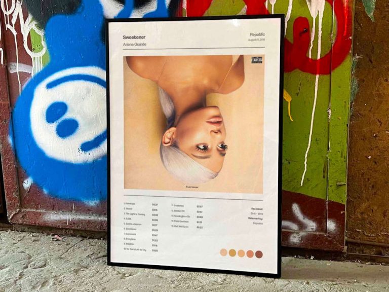 Ariana Grande "Sweetener" Album Cover Poster #5 - lylyprint.com