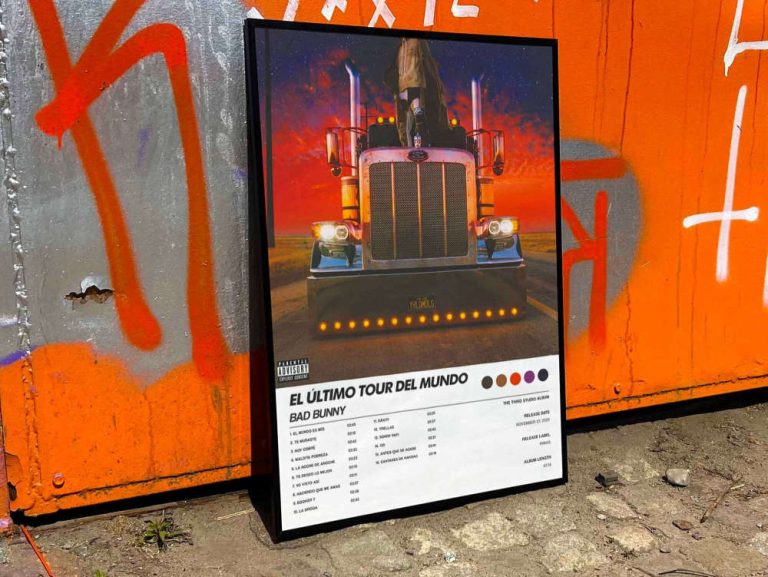 Bad Bunny "El Último Tour Del Mundo" Album Cover Poster #6 - lylyprint.com