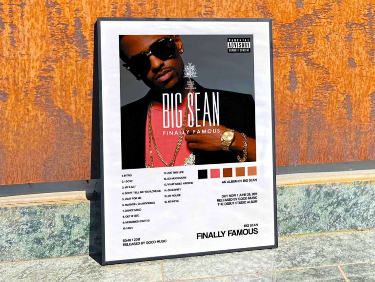 Big Sean "Finally Famous" Album Cover Poster for Home Room Decor #2 ...