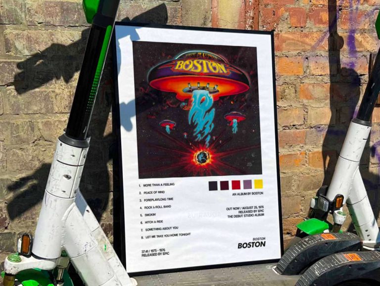 Boston "Boston" Album Cover Poster #2 - lylyprint.com