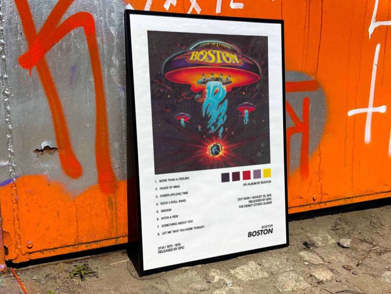 Boston "Boston" Album Cover Poster #2 - lylyprint.com