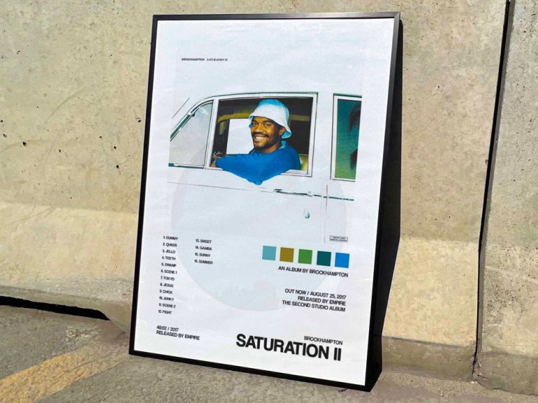 Brockhampton "Saturation II" Album Cover Poster #2 - lylyprint.com