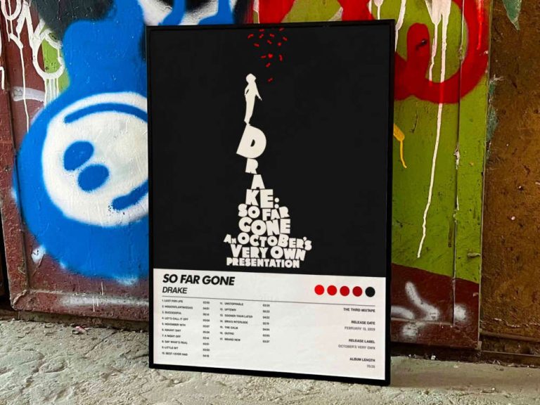 Drake "So Far Gone" Album Cover Poster - lylyprint.com