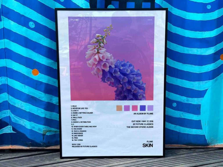 Flume "Skin" Album Cover Poster #2 - lylyprint.com