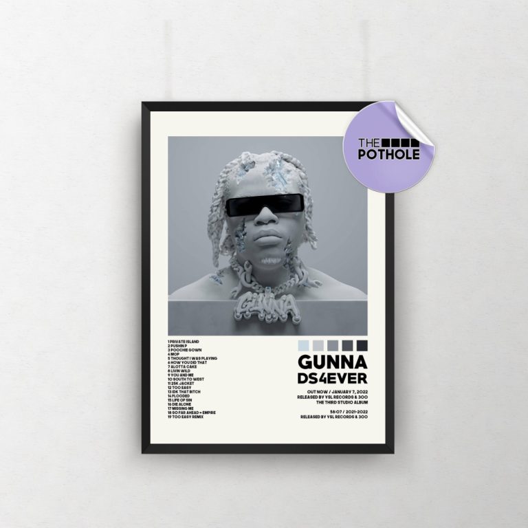 Gunna Poster | DS4EVER Poster | Gunna, Tracklist Album Cover Poster ...