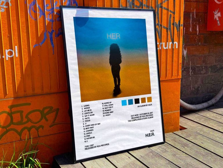 H.E.R "H.E.R" Album Cover Poster #2 - lylyprint.com