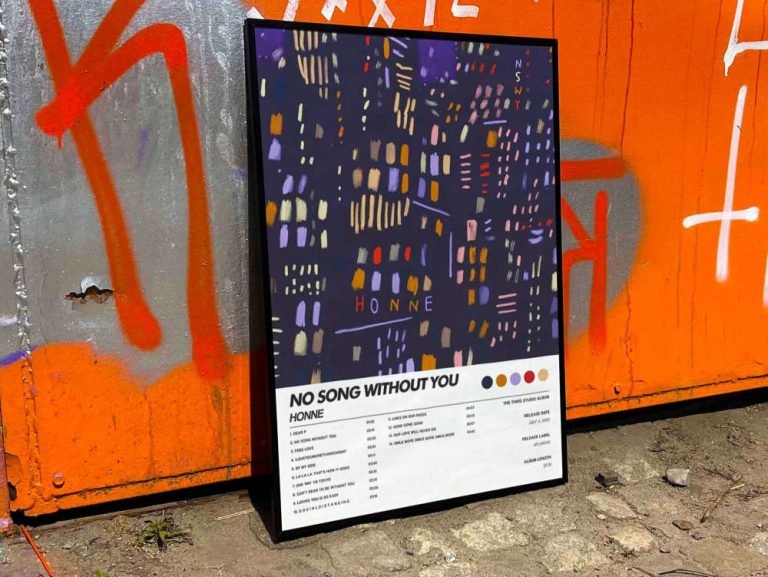 Honne "No Song WIhtout You" Album Cover Poster #6 - lylyprint.com
