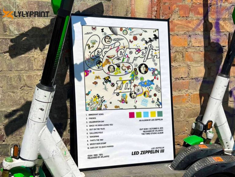 Led Zeppelin "Led Zeppelin III" Album Cover Poster #2 - lylyprint.com