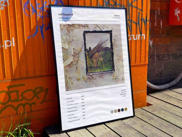 Led Zeppelin "Led Zeppelin IV" Album Cover Poster #5 - lylyprint.com