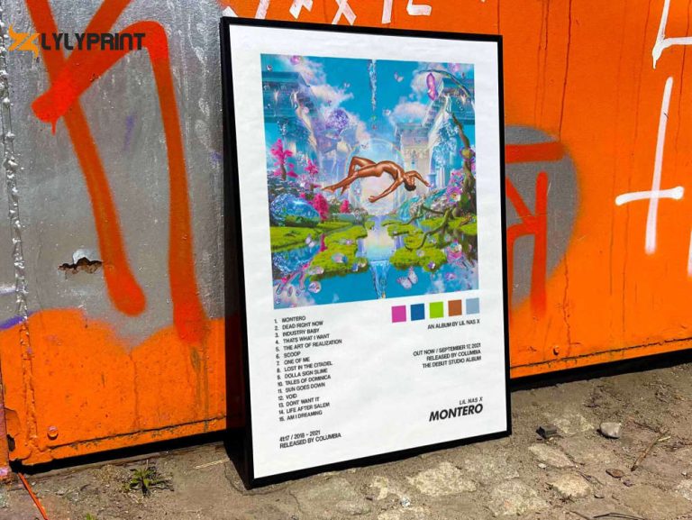Lil Nas X "Montero" Album Cover Poster for Home Room Decor #2 ...