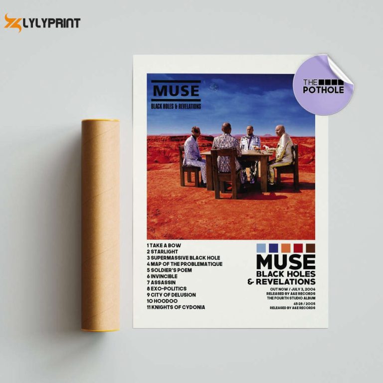Muse Posters / Black holes & Revelations Poster / Muse, Album Cover ...