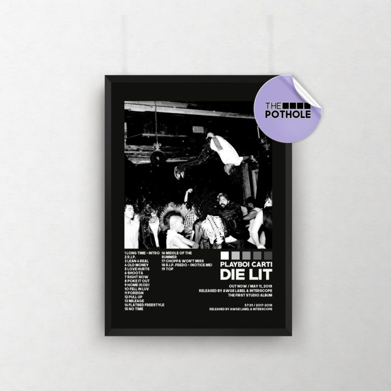 Playboi Carti Posters / Die Lit Poster, Tracklist Album Cover Poster ...