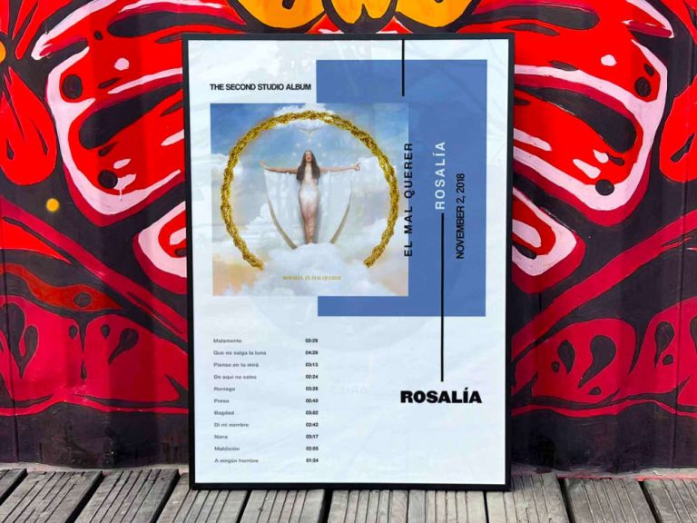 Rosalia "El Mal Querer" Album Cover Poster #3 - lylyprint.com