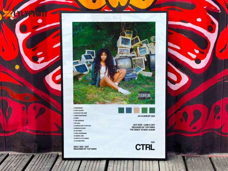 SZA "CTRL" Album Cover Poster #2 - lylyprint.com