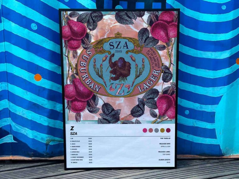 SZA "Z" Album Cover Poster #6 - lylyprint.com