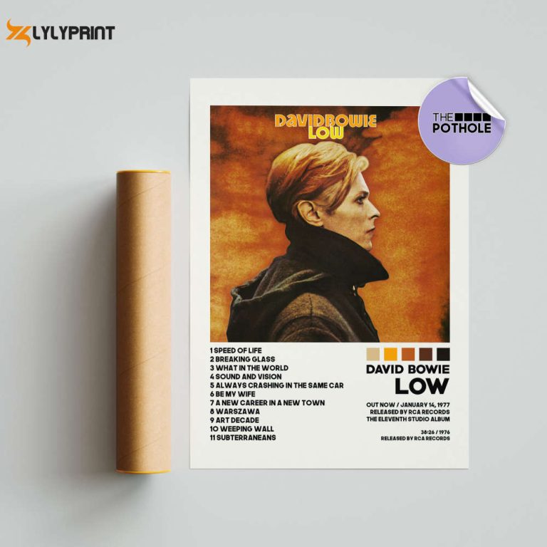 David Bowie Posters / Low Poster / Album Cover Poster, Poster Print ...