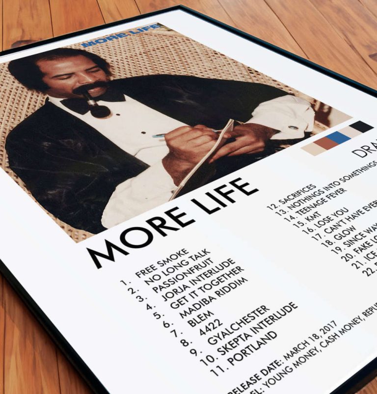Drake Poster More Life Poster, Drake More Life Album poster, Drake ...