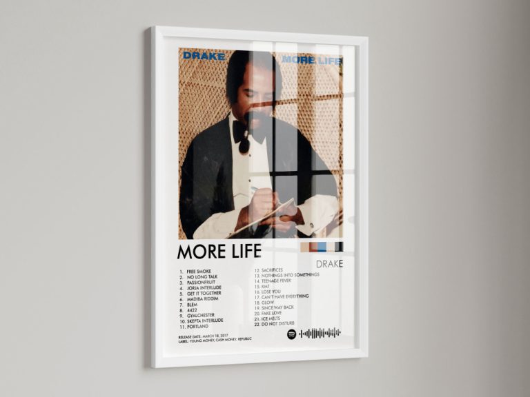 Drake Poster More Life Poster, Drake More Life Album poster, Drake ...