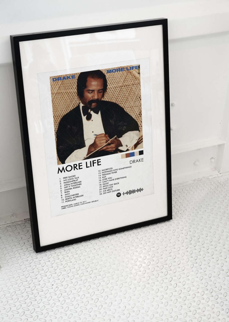 Drake Poster More Life Poster, Drake More Life Album poster, Drake ...