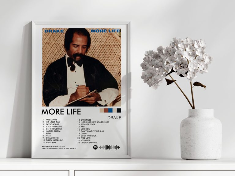 Drake Poster More Life Poster, Drake More Life Album poster, Drake ...