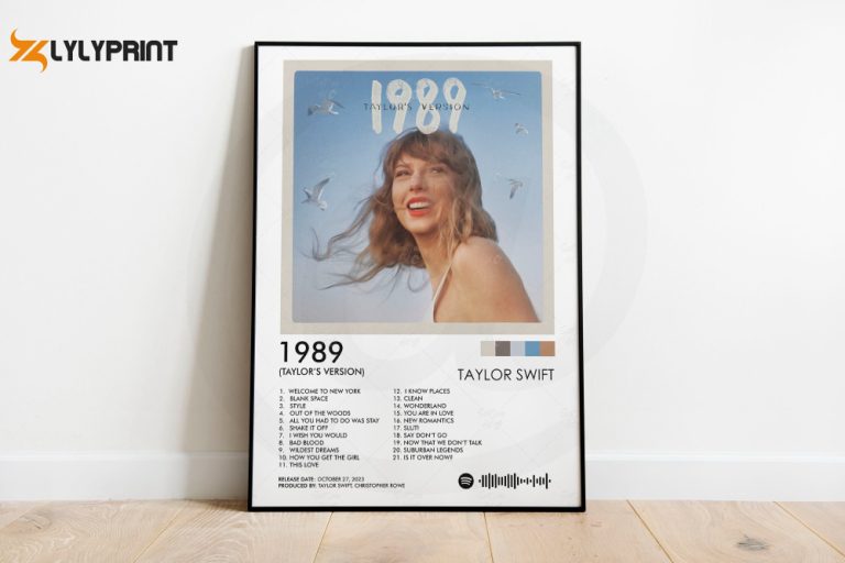 Taylor Swift 1989 Taylor's Version Poster, Taylor Swift Poster Print ...