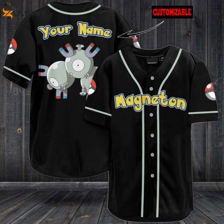 Personalized Magneton Baseball Jersey - lylyprint.com